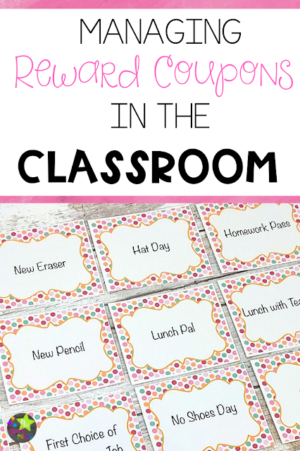 4th Grade Frenzy: How To Manage Reward Coupons In The Classroom