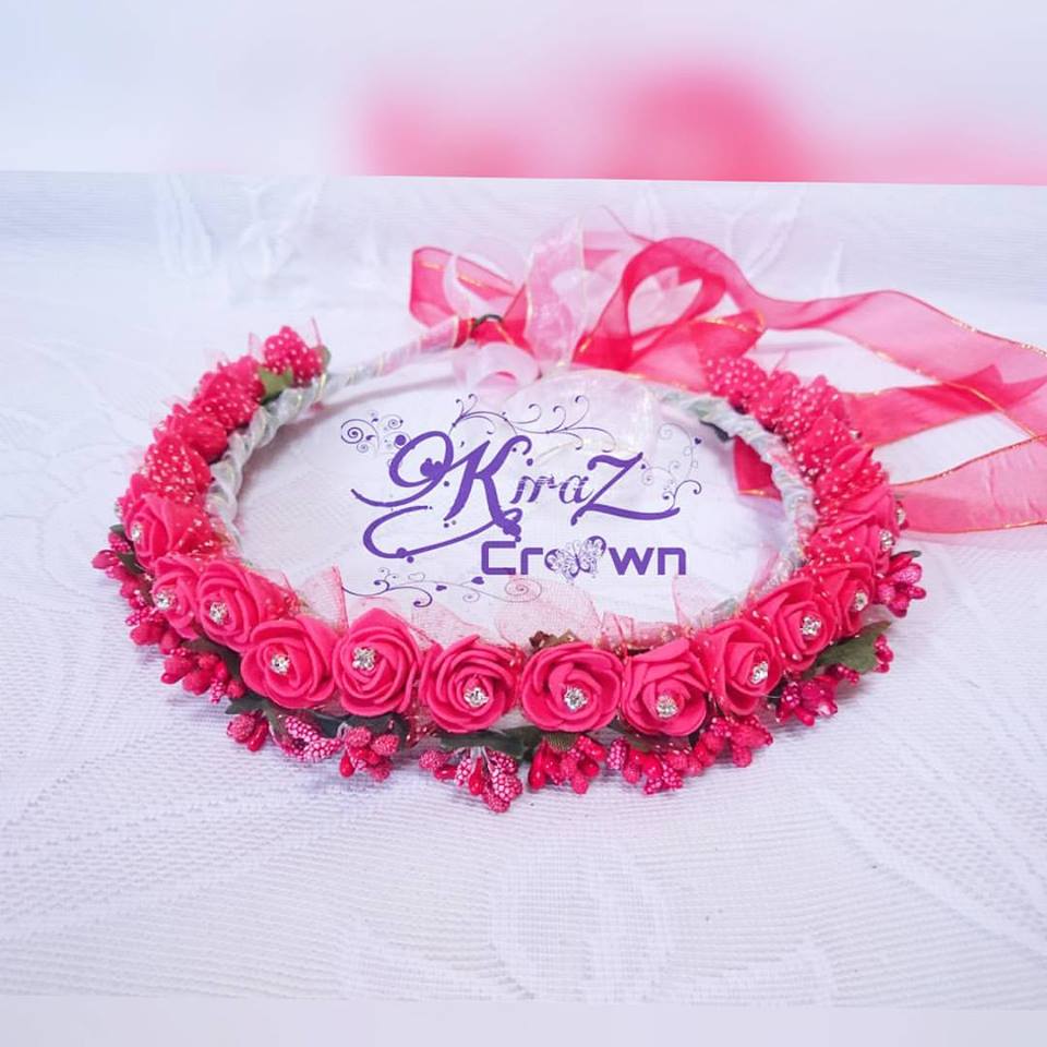 Jual Flower Crown Mahkota Bunga Bridal shower Wedding Premium Handmade ...