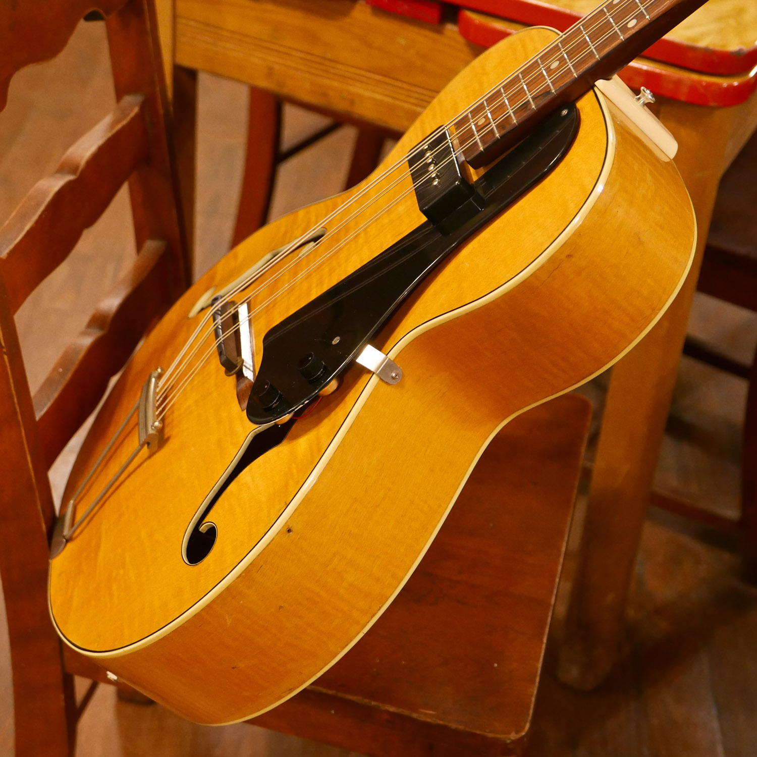 1950s National New Yorker Archtop Electric Mandocello Conversion