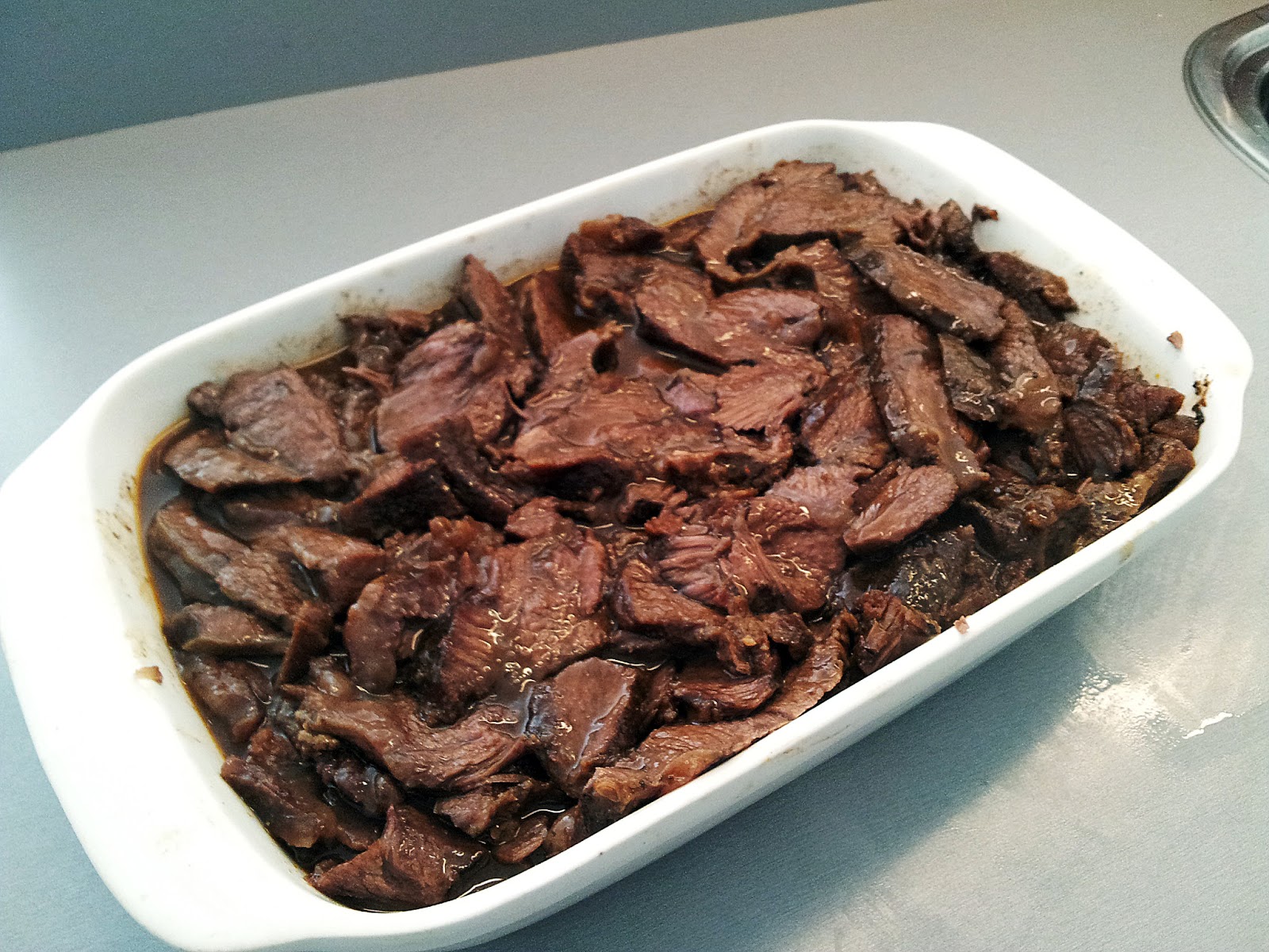 good food in a crap kitchen: Beef Cheeks, new years