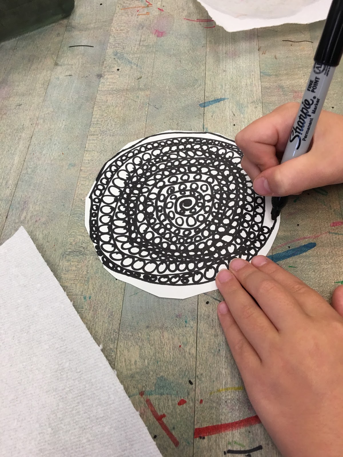 Art Room Blog: 4th Grade Dot Day Project...