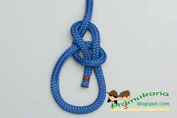 TUNAS SMARAK: Membuat Simpul Tiang atau Bowline Knot