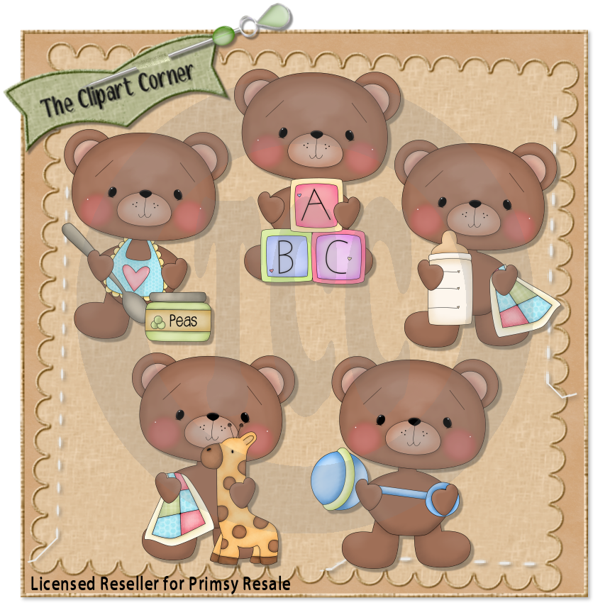 The Clipart Corner Baby Bears Clip Art The Clipart Corner Baby Bears Clip Art