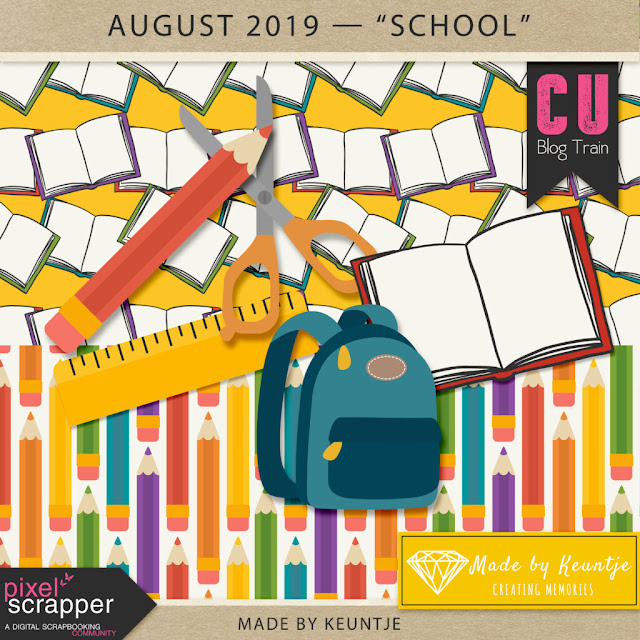 School mini kit freebie from Made By Keuntje - J. Conlon and Sons