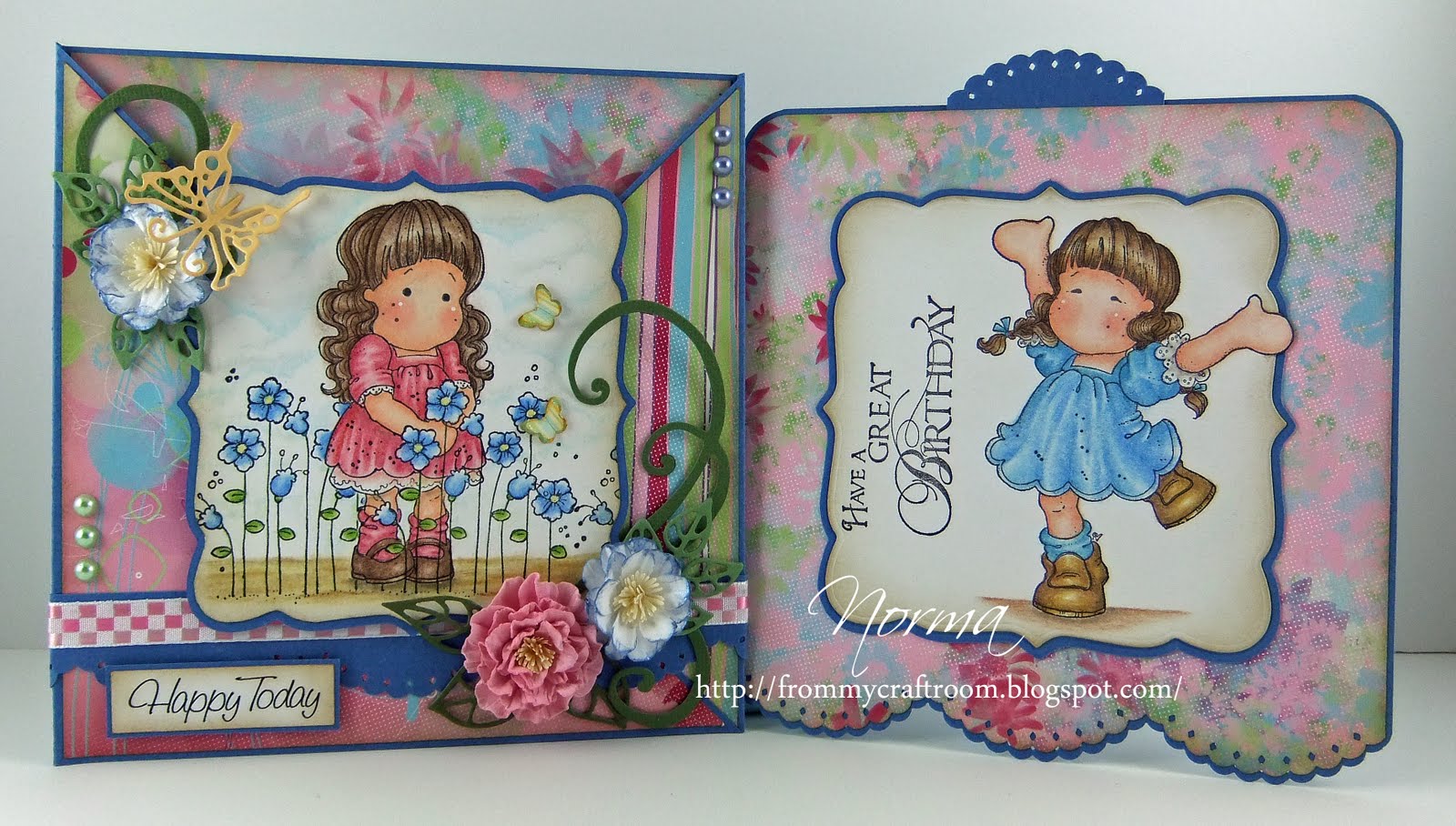 From My Craft Room: A criss-cross birthday card