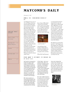 English The World: Maycomb's Daily