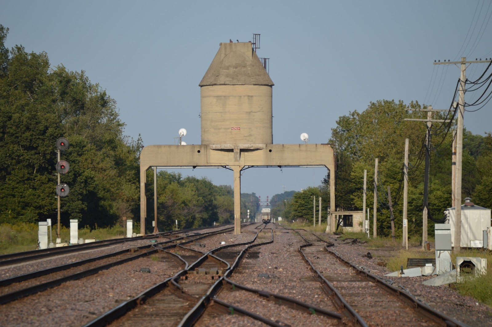 Industrial History: Steam Locomotive Servicing Towers: Coal, Water and Sand