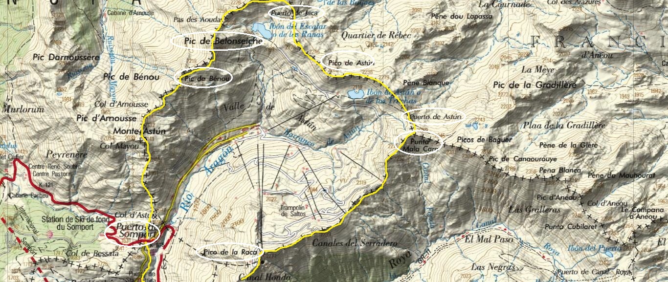 elpirineodejose: Pico La Raca (2.284 m.) e integral del cresterío de Astún.