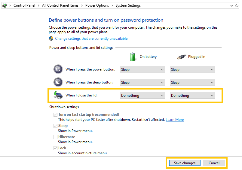 How To Close Windows Laptop Lid Without going to Sleep Mode.