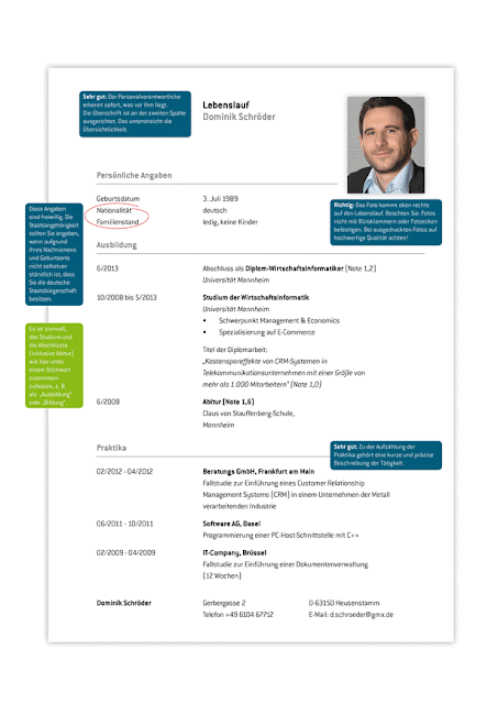 Külföldi munka, Külföldi állás jelentkezési címei: Német önéletrajz ...