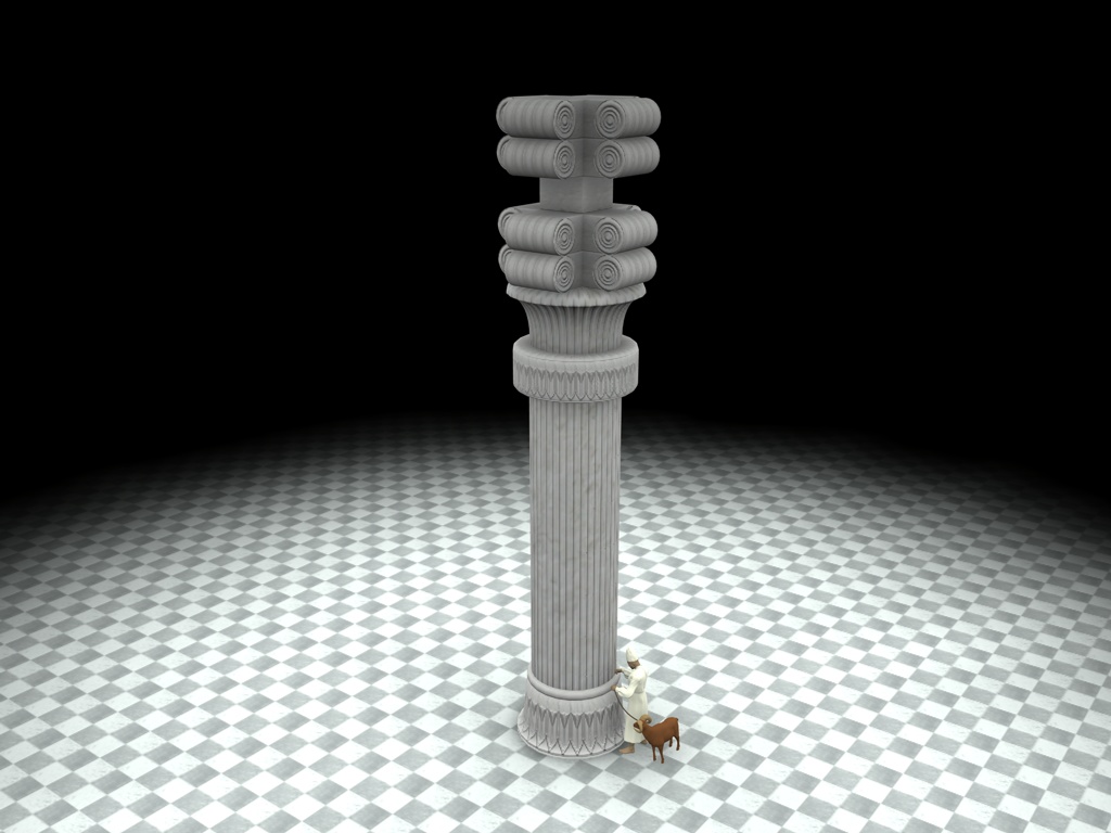 Beis Hamikdash Topics: Columns of the Temple