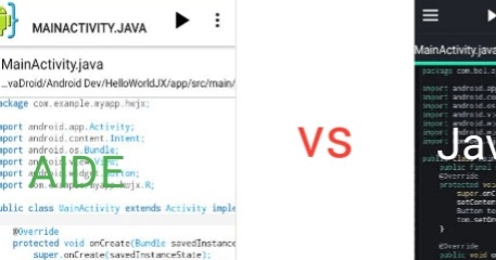 Belajar dan Berbagi: Aplikasi untuk membuat game Android di Hp, AIDE vs ...