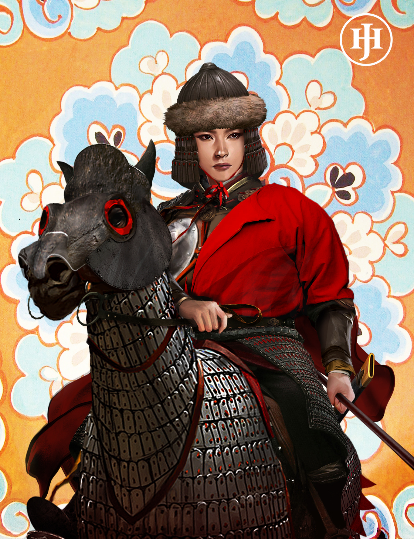 Mulan. Background: 花木兰