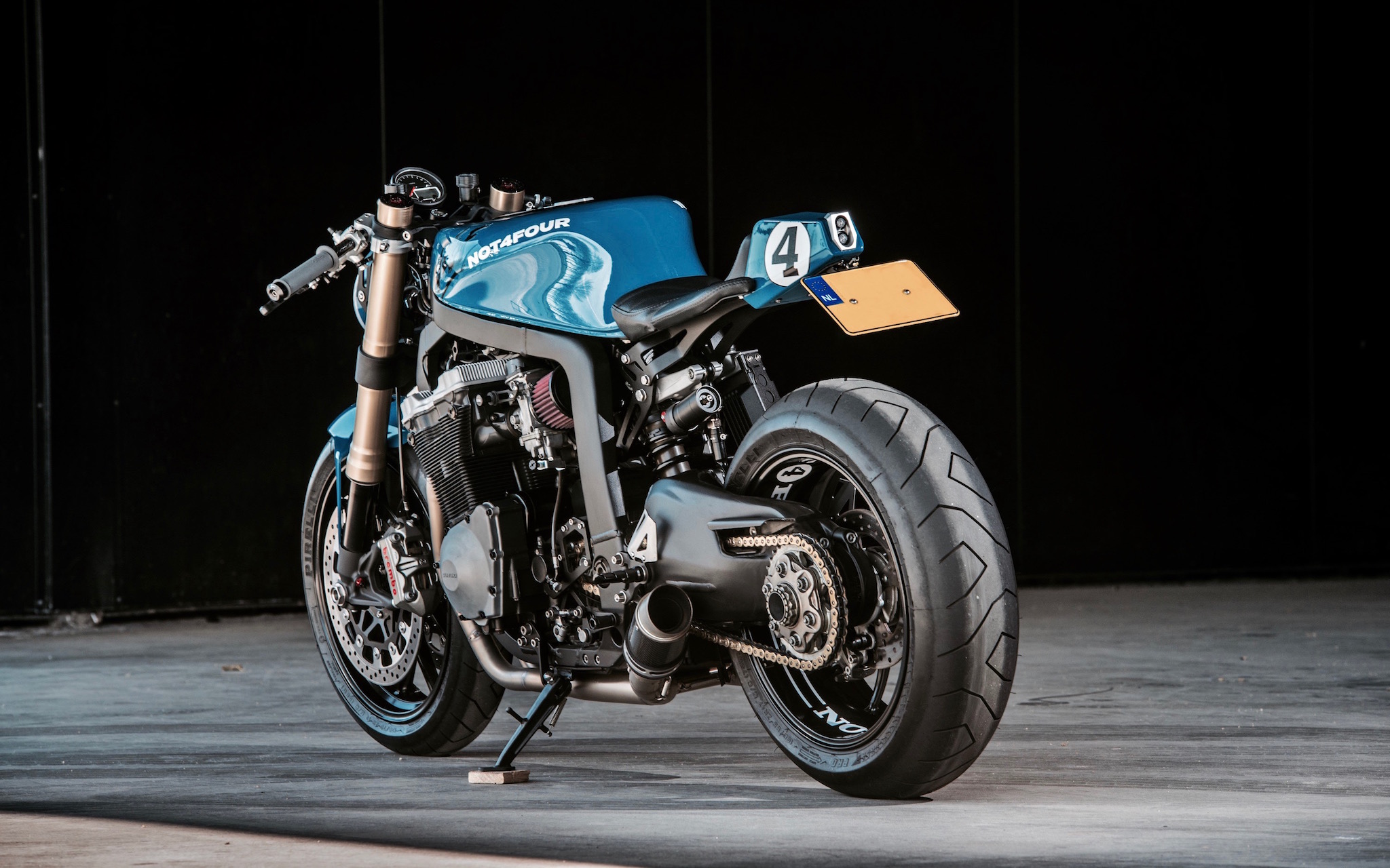 Italian flavour Gixxer - Inazuma café racer