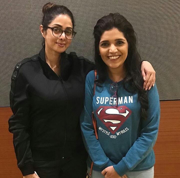 Sridevi: Fan encounter: Sridevi with lucky fans