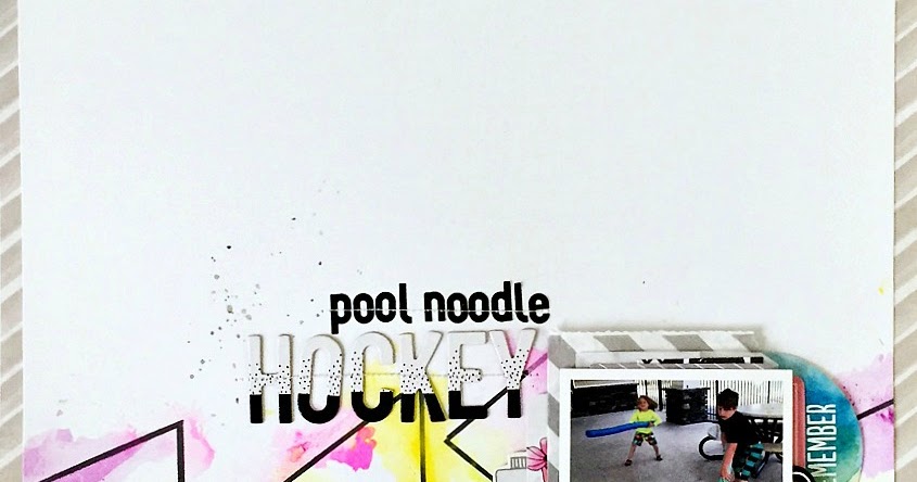 Pool Noodle Hockey Layout