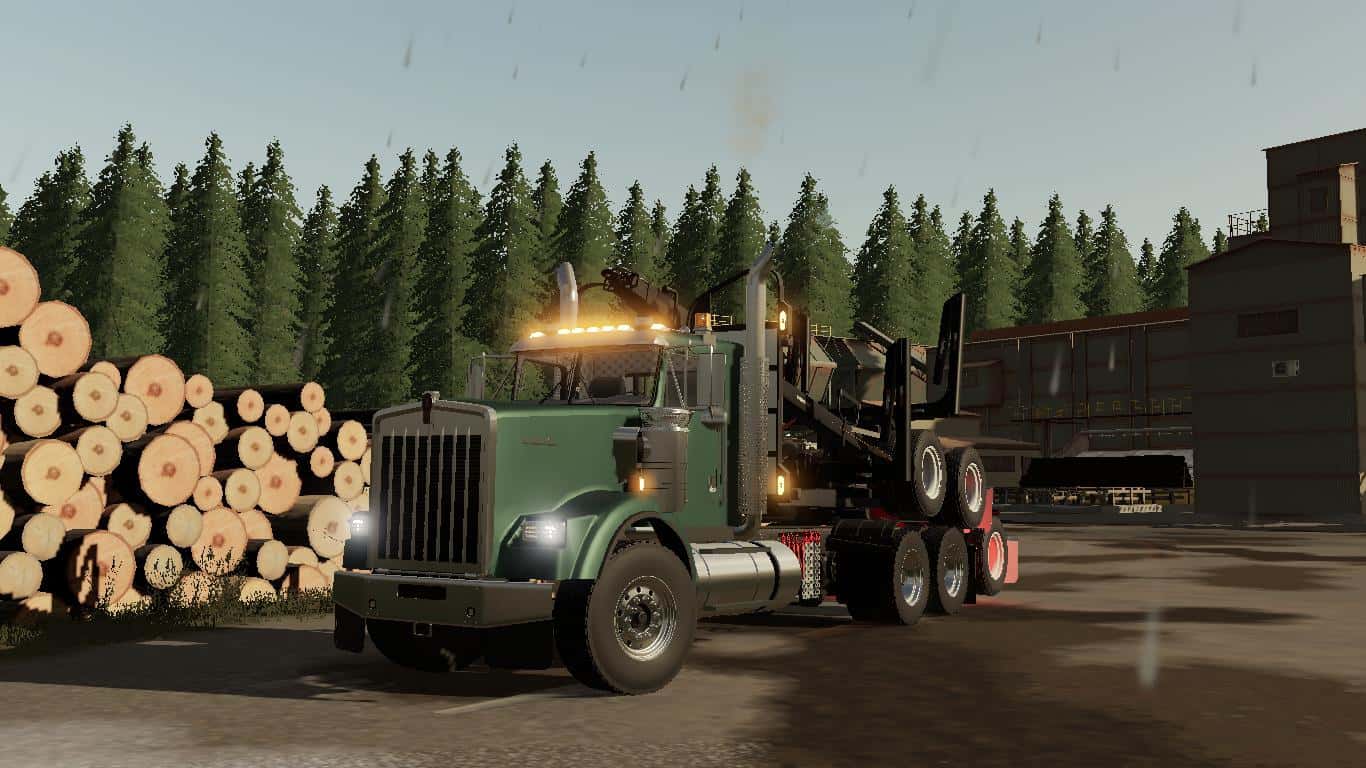 FS19 Arctic Jeep and Pole Logging Trailers 1.0 - FS 19 & 22 USA Mods ...