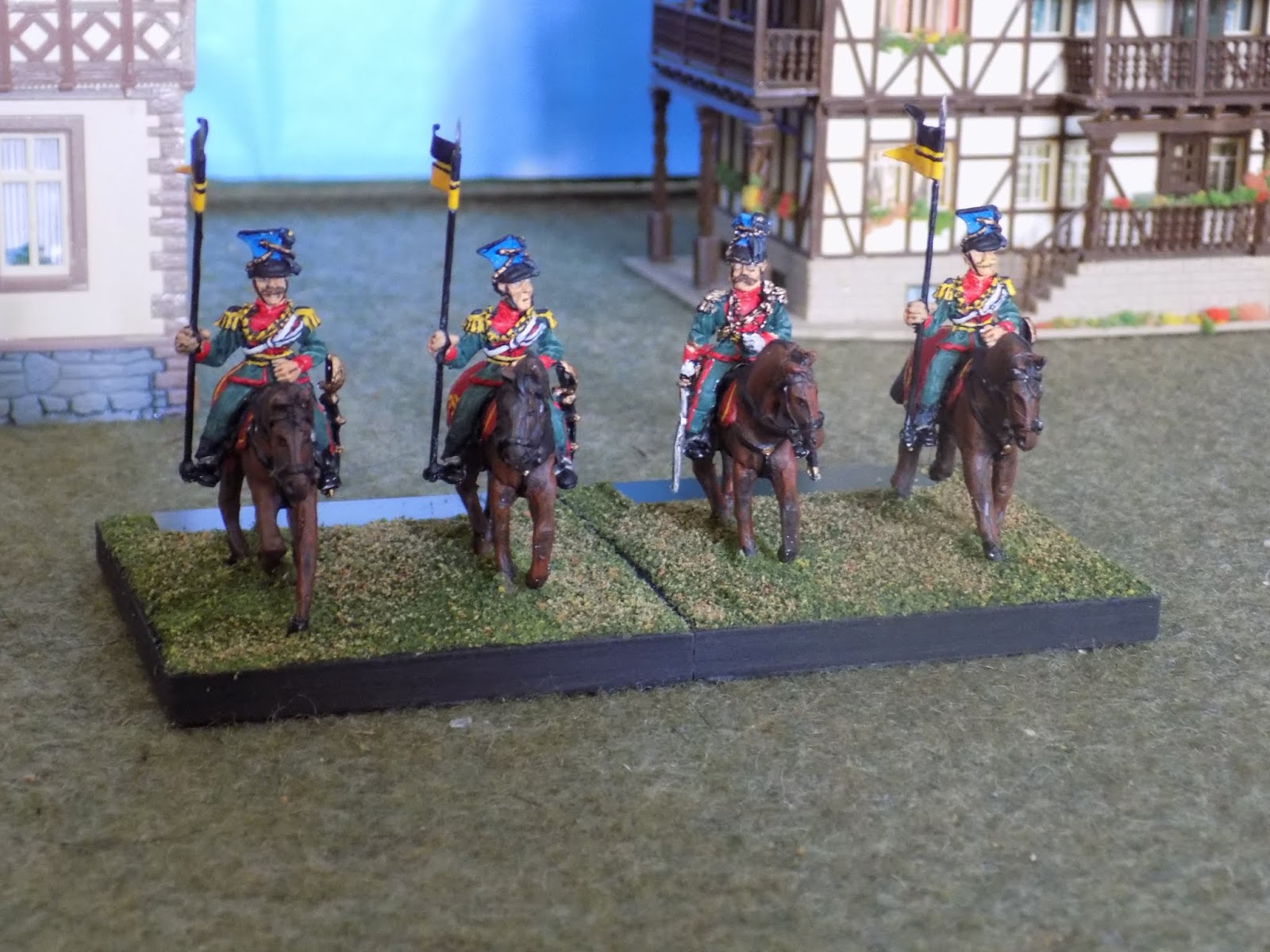 Ed M's Wargames Meanderings : 1866 AUSTRIAN UHLANS