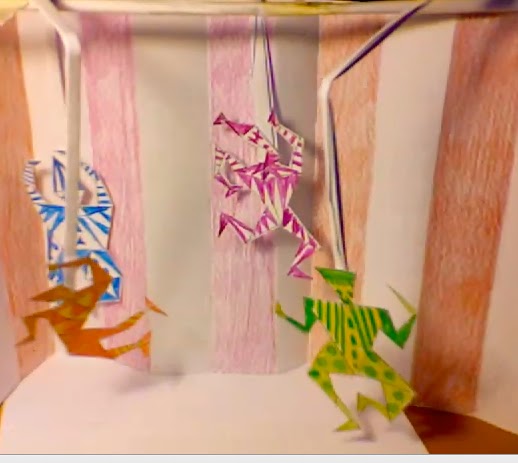 CKNotes 4: Retry/ Circus Puppet Dance - little triangle papercut ...