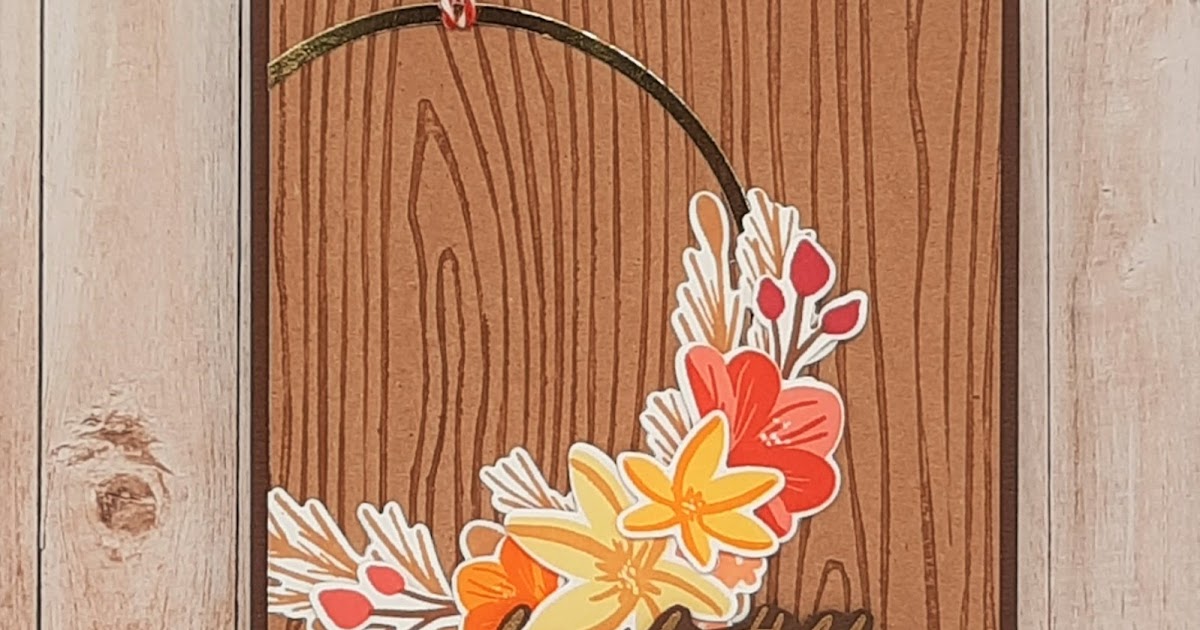 Creaties van Marjolein: Kaart op kraft cardstock