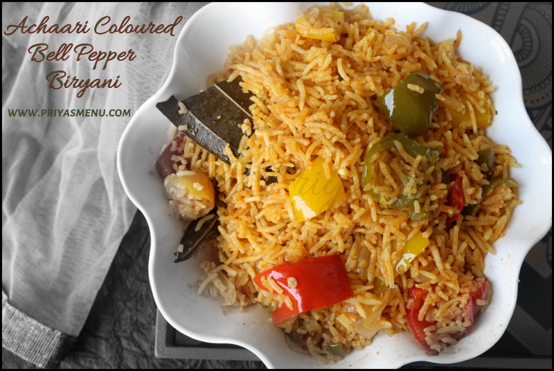 Priya's Menu - Yum Yum Yummy food for Food lovers : Achaari Capsicum ...