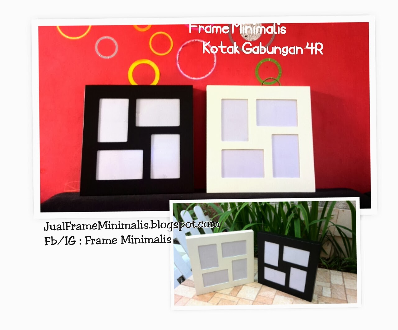 Menjual Frame foto Minimalis Kayu & Scrapframe - Hub WA:081513980971 ...