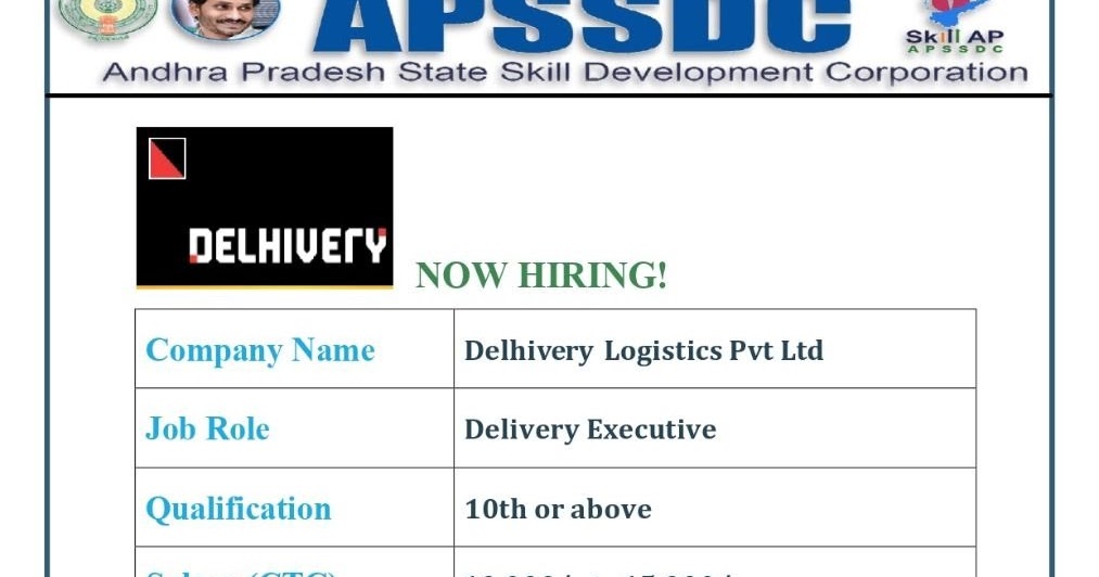 Hiring Freshers & Experienced Delivery Executives @ Delhivery Logistics ... Hiring Freshers & Experienced Delivery Executives @ Delhivery Logistics ...
