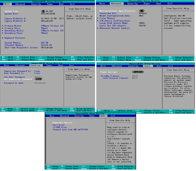 PENJELASAN MENU PHOENIX BIOS | NETWORKING SUPPORT