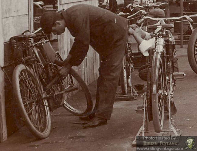 Photographs from Inside the Lewis Cycle and Motor Works of Adelaide ...