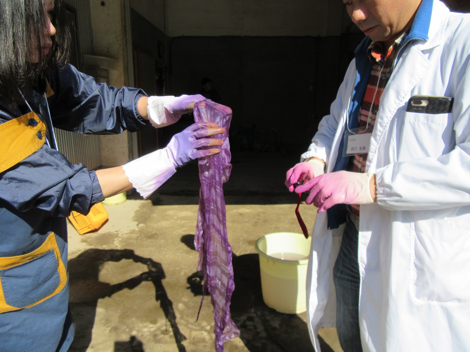 Beppu blog by a local English tour guide: "Murasaki" (purple) Dyeing ...