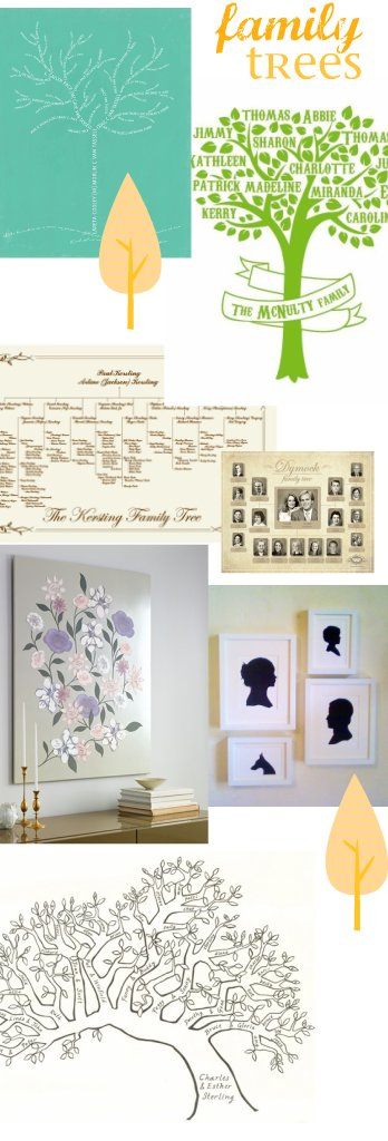 the rikrak studio: family day: DIY + handmade family tree ideas