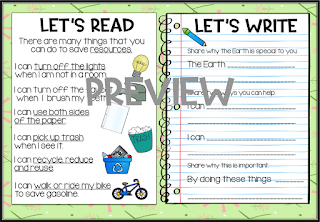 1st Grade Hip Hip Hooray!: Earth Day for Distance Learning