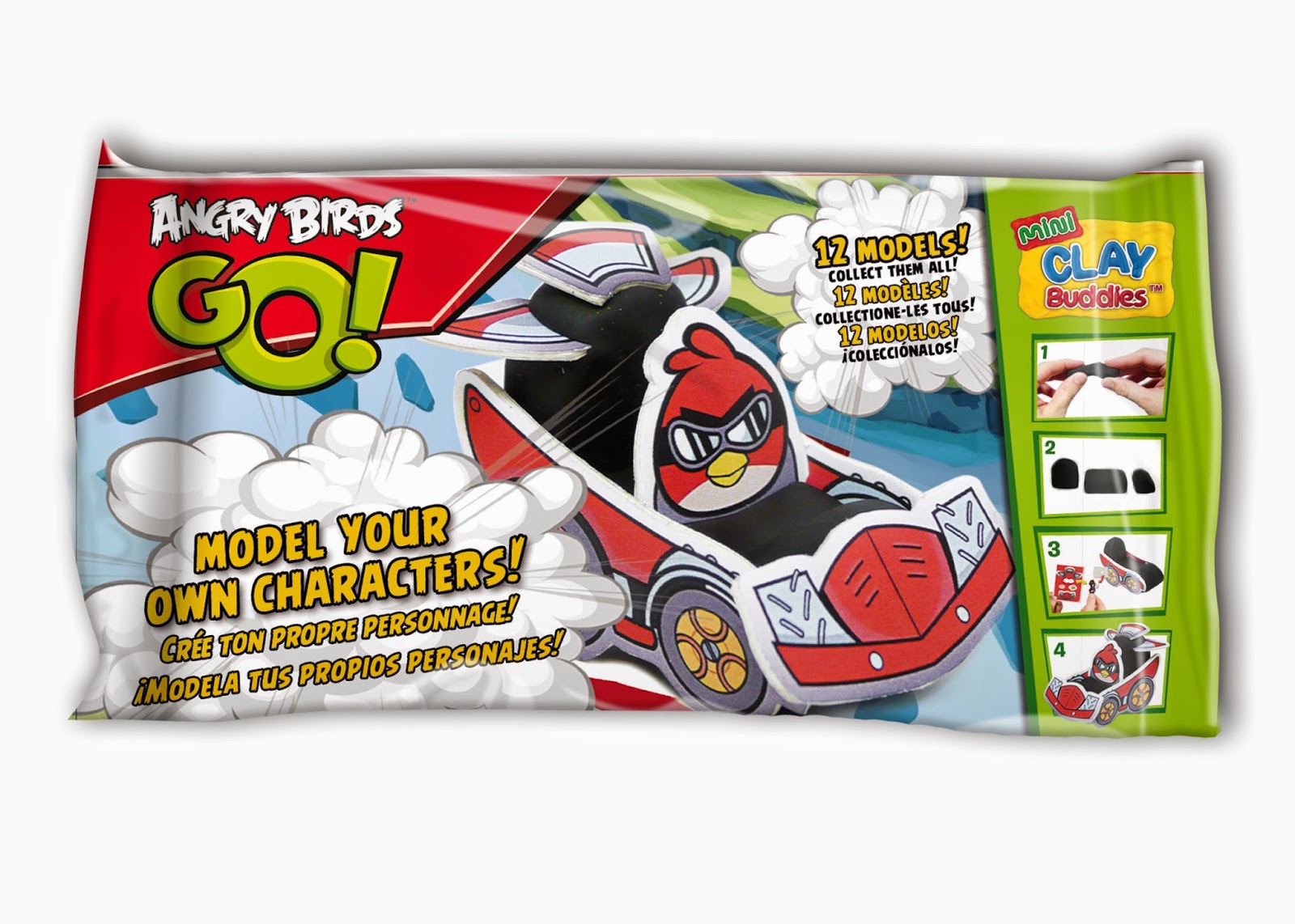 SORTEO MINI CLAY BUDDIES ANGRY BIRDS GO!