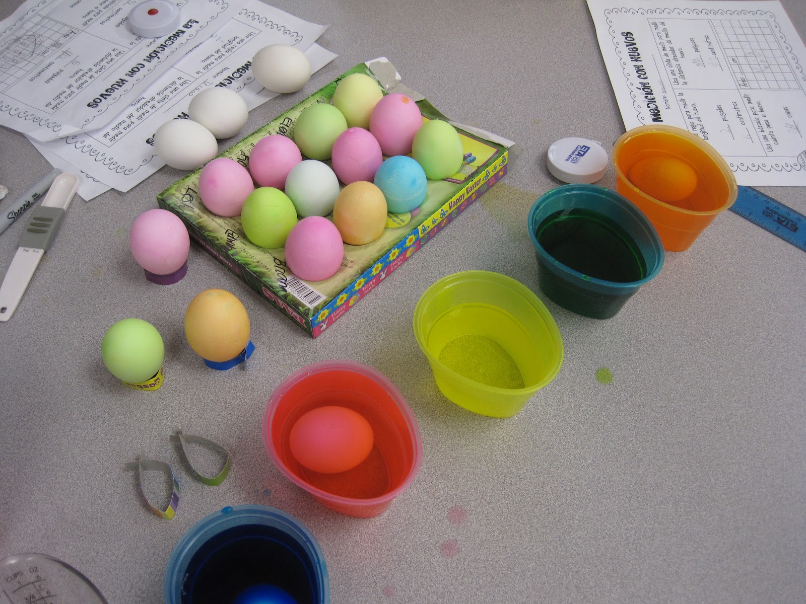 The Second Grade Superkids: Egg Measuring