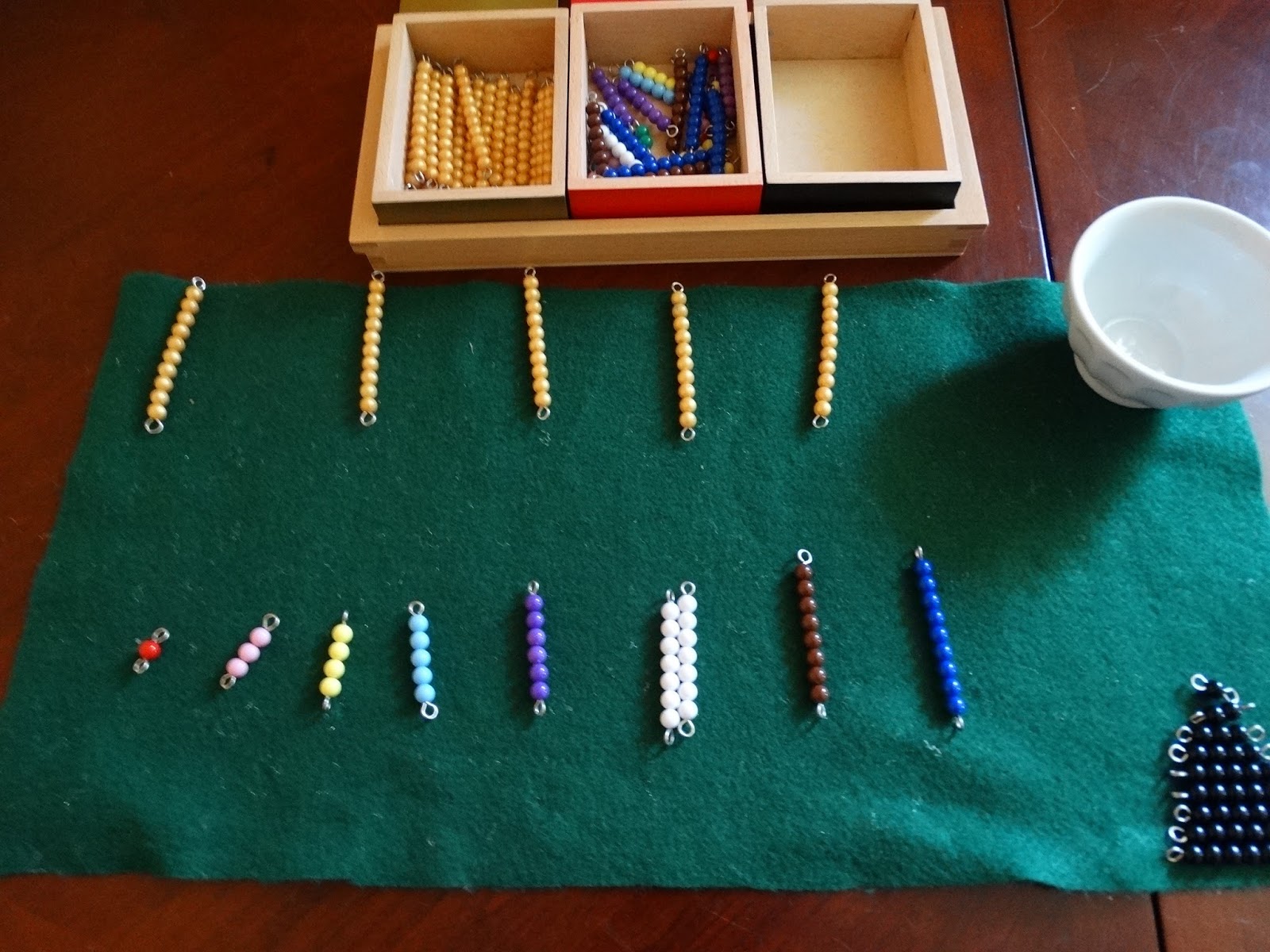 The Joys of Montessori Homeschooling: Addition Snake Game