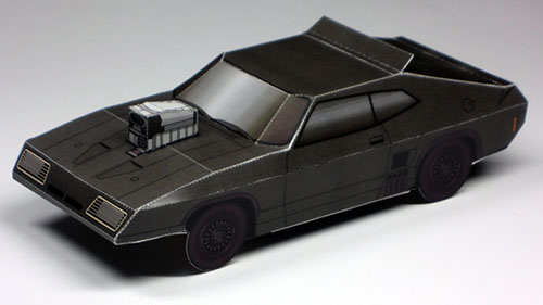 Mad Max: V8 Interceptor Papercraft | Paperized Crafts