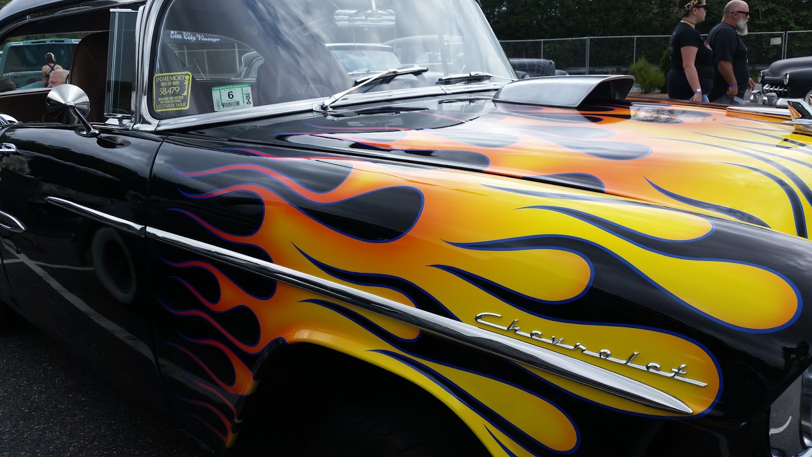 Dennis Day Designs - Lettering, Pinstriping; Murals: Flames