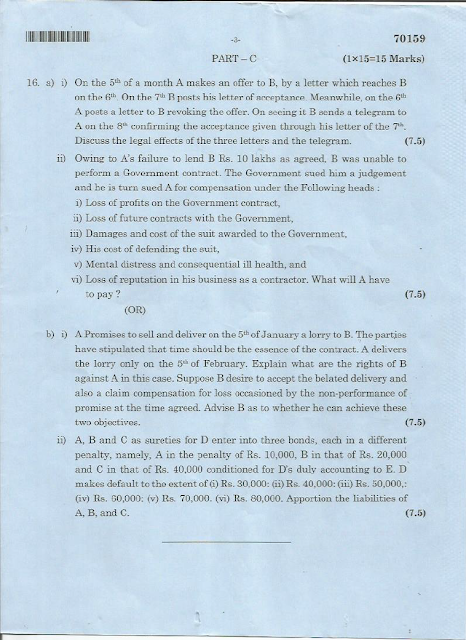 Anna University BA 5104-LEGAL ASPECTS OF BUSINESS NOVEMBER/DECEMBER ...