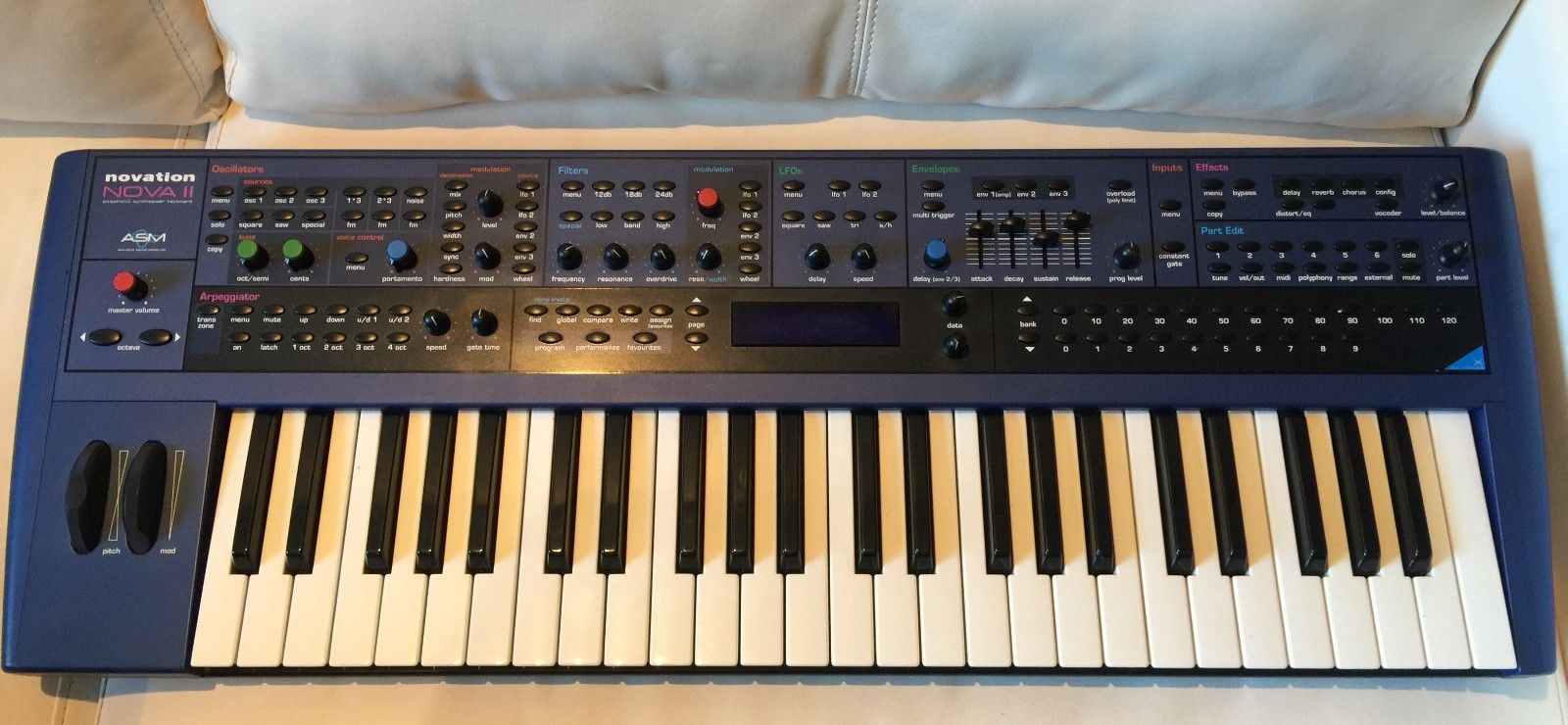 MATRIXSYNTH: Novation Nova II Synthesizer SN 10067