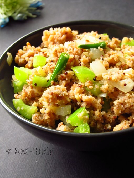 Savi-Ruchi: Horse gram idli upma | Idli uppittu | Mashed and seasoned ...