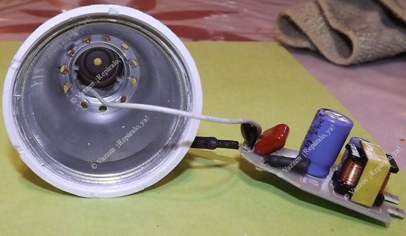 Funcionamiento del circuito en lámparas y luminarias LED´s. Diagramas y ...