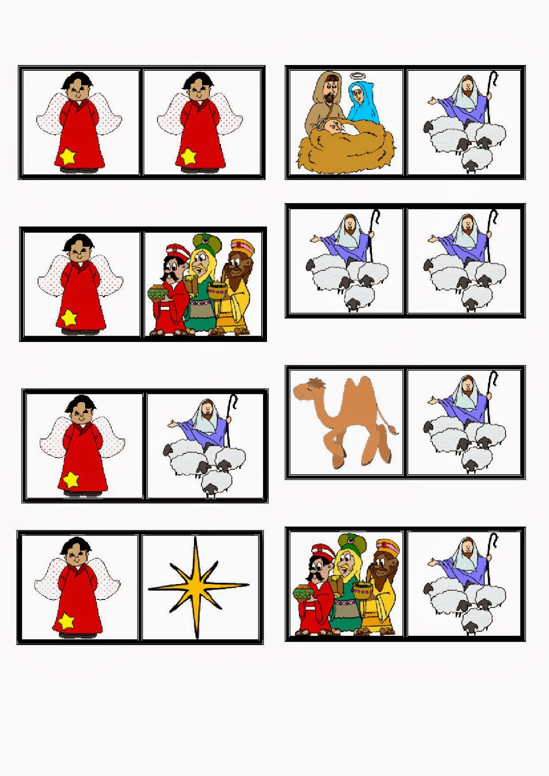 RELIGICANDO EN EL COLE: Domino: La navidad.