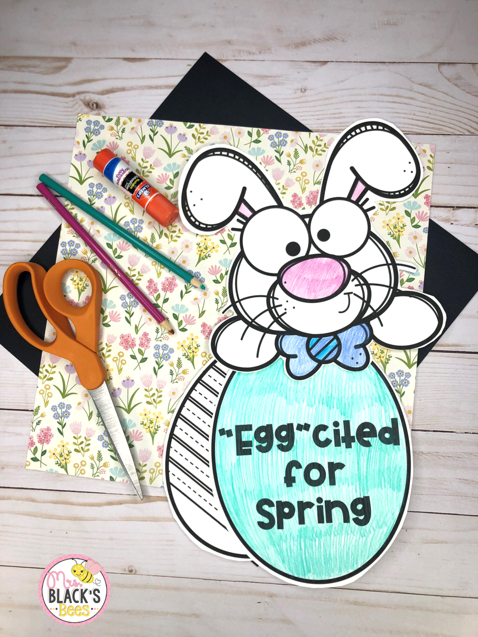 "Egg"cited for Spring Bulletin Board Craft and Writing | Mrs. Black's Bees