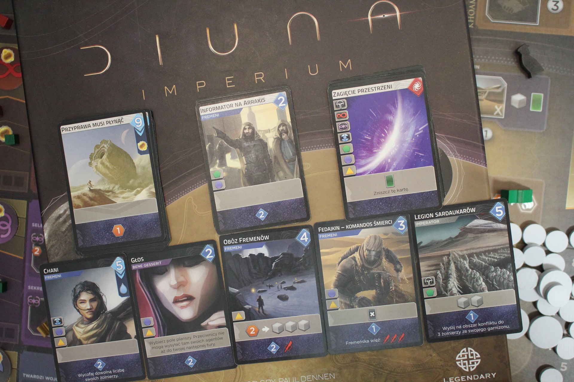 Diuna: Imperium - worker placement i deck building na sucho. Recenzja