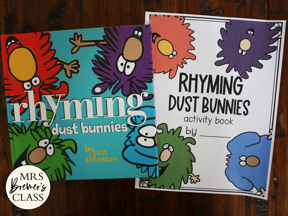Rhyming Dust Bunnies | Book Study, Rhyme Activities, and Craftivity ...