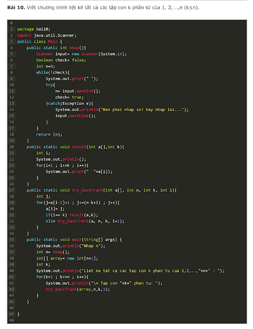 Giáo Trình Bài tập Java Có Lời Giải Và Đáp Án Chi Tiết [9967E] | Nhà ...