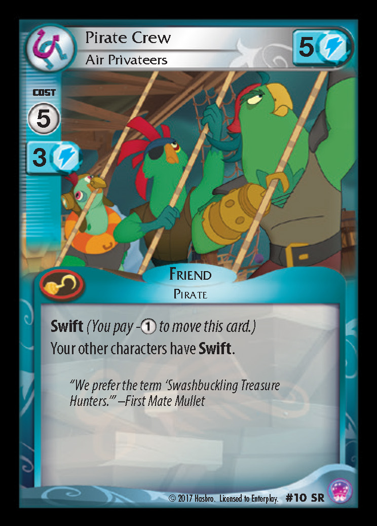 My Little Pony Pirate Crew, Air Privateers Seaquestria and Beyond CCG ...