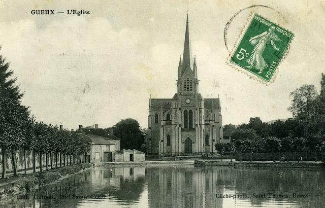 GNV Gueux Notre Village: L'Eglise de Gueux, en Cartes Postales