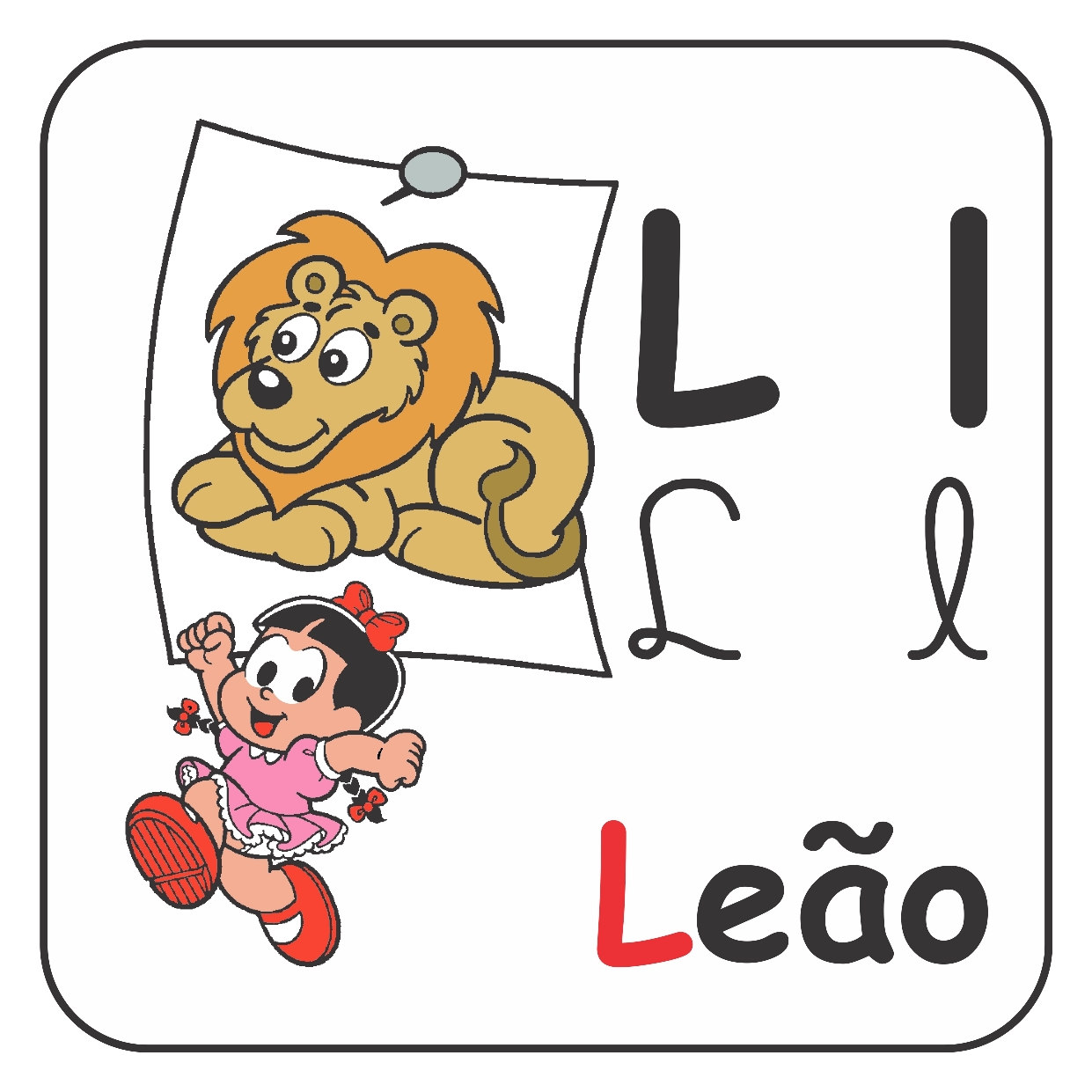 Alfabetizando com Mônica e Turma: Alfabeto - 4 tipos de letras