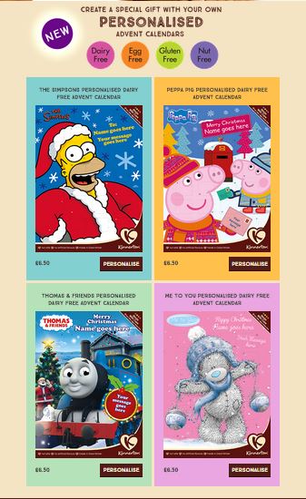 Dairy Free Baby and Me: Time to order your Kinnerton Advent Calendar!